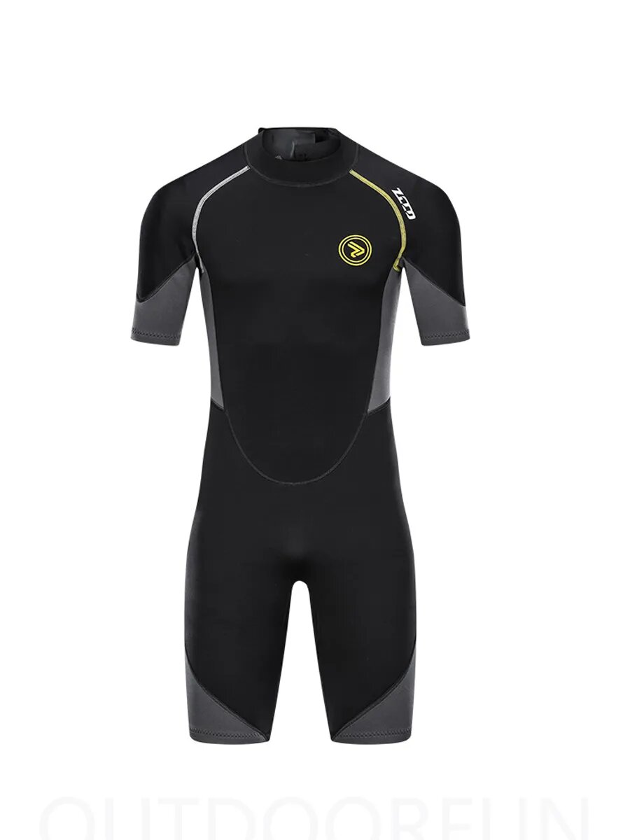 Цельный гидрокостюм с короткими рукавами толщиной 1,5 мм