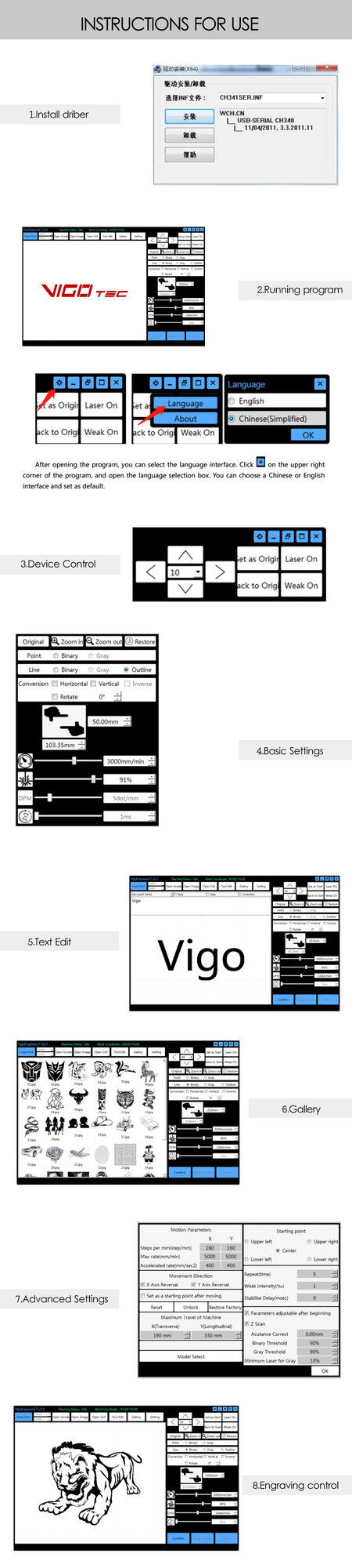 20 Вт Лазерный гравер, портативный, для дерева, кожи, бамбука (EU)