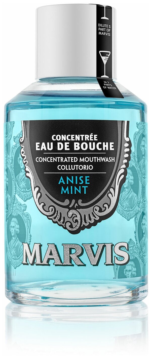 MARVIS Ополаскиватель - концентрат для полости рта "Мята и Анис" | MOUTHWASH ANISE MINT
