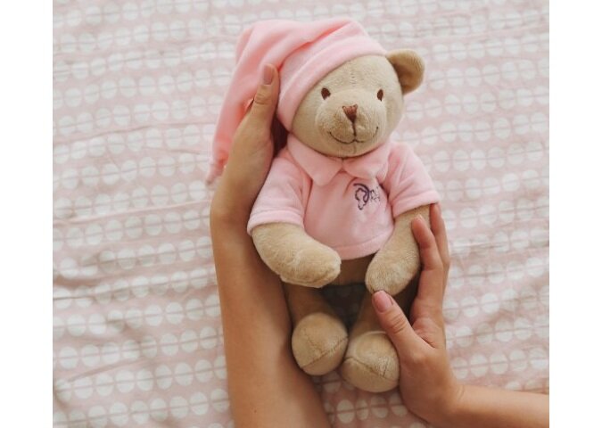 Мишка Дрема BabyDou (розовый)