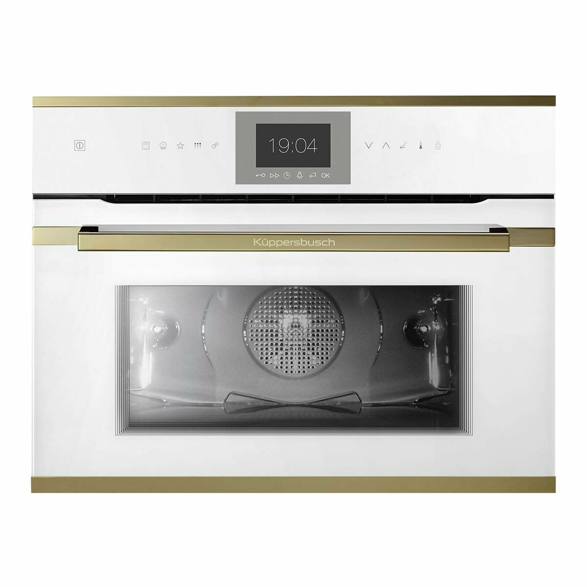 Компактный духовой шкаф с паром Kuppersbusch CBD 6550.0 W4 Gold