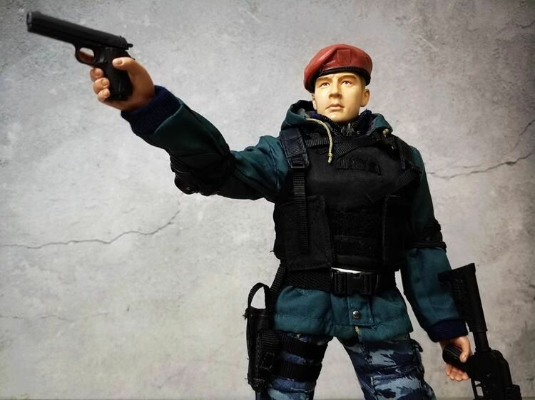 Вооруженные силы России/Подвижные миниатюры специальных солдат/военные фигурки модели