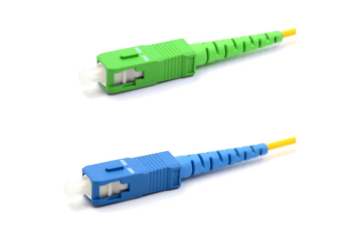 REXANT оптический переходной патч-корд 9/125 OS2 SC/APC-SC/UPC simplex LSZH 7 м 50-2061