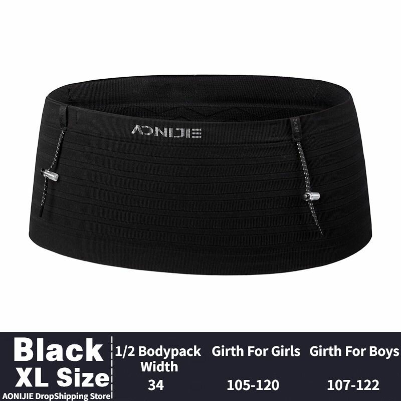 Пояс для бега aonijie тканый эластичный спортивный поясной