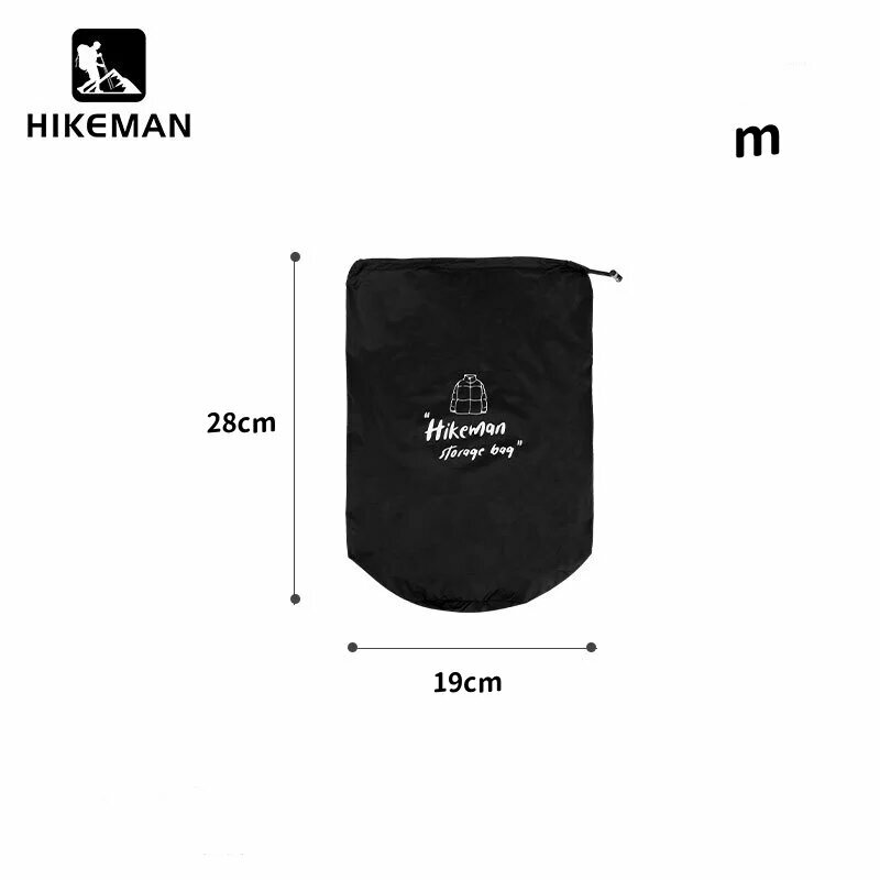 Черная компрессионная сумка для хранения Hikeman M