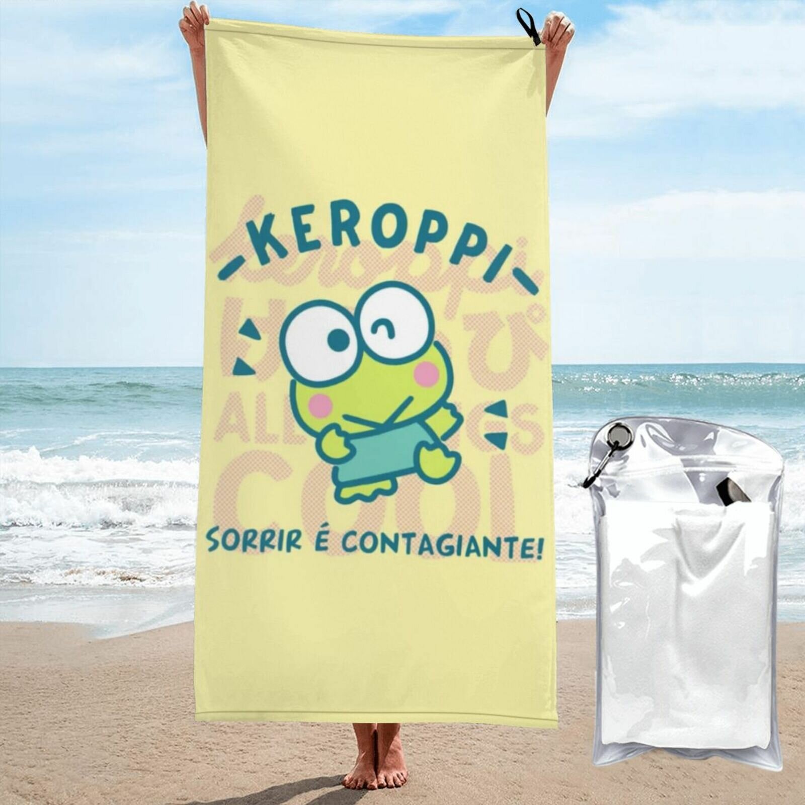 Быстровысыхающее полотенце Kero Keroppi