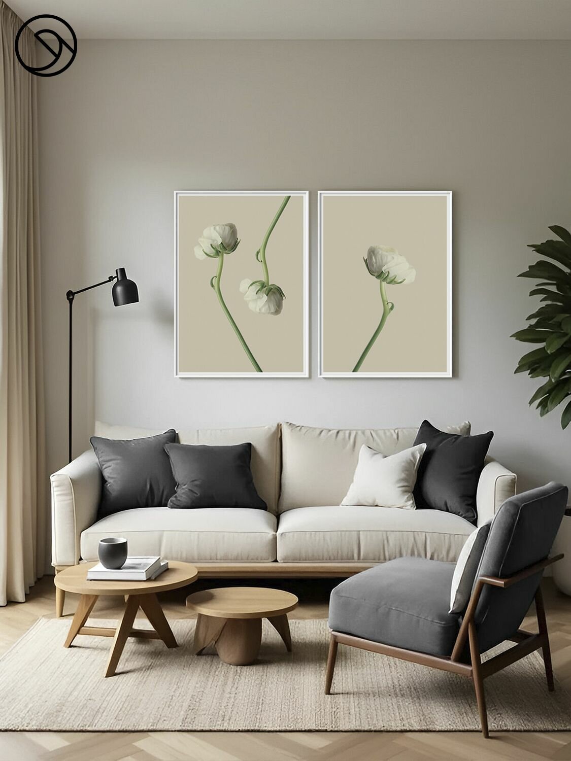 Набор постеров в рамках 50х70 Postermarkt, №29