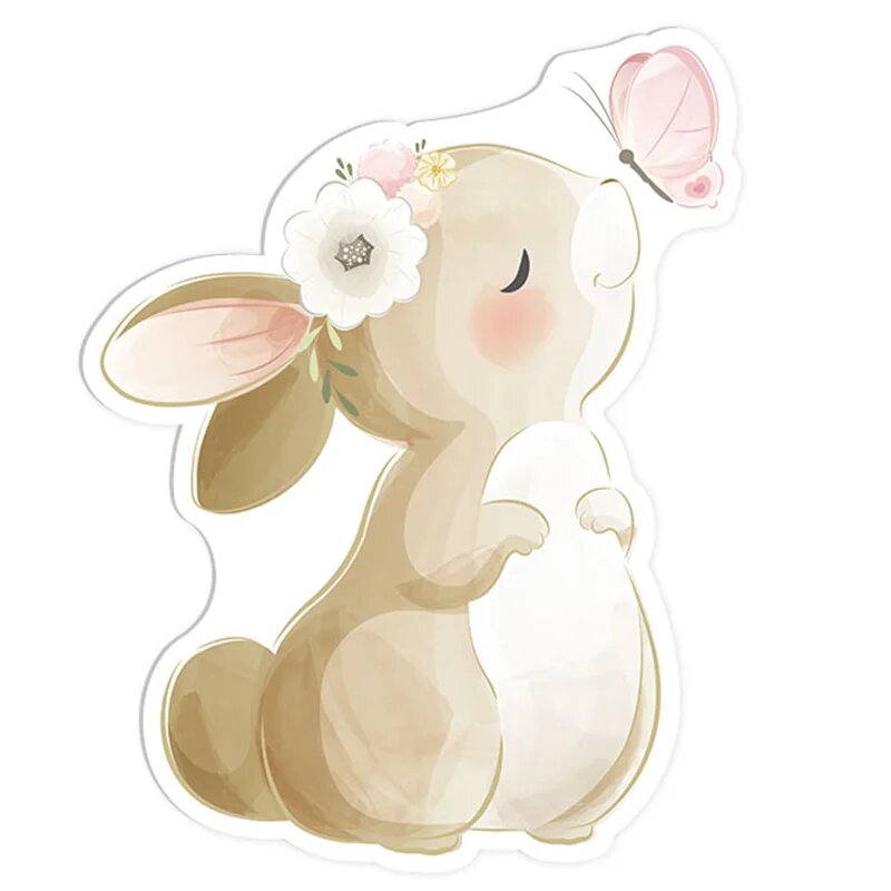 Лев из пенопласта для декора сафари Белый, 24inch rabbit