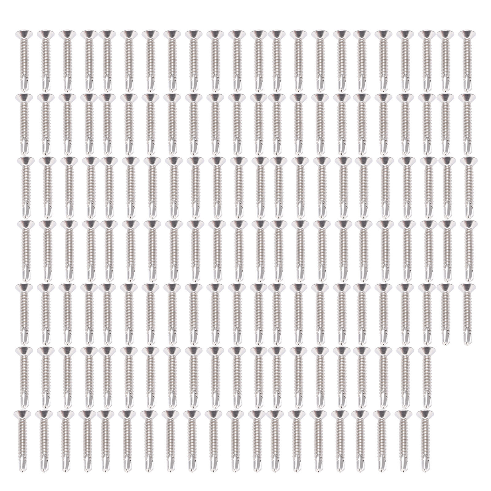 150 шт винтов M4 8x32 мм, нержавеющая сталь 304, поперечная потайная головка, сменный винт