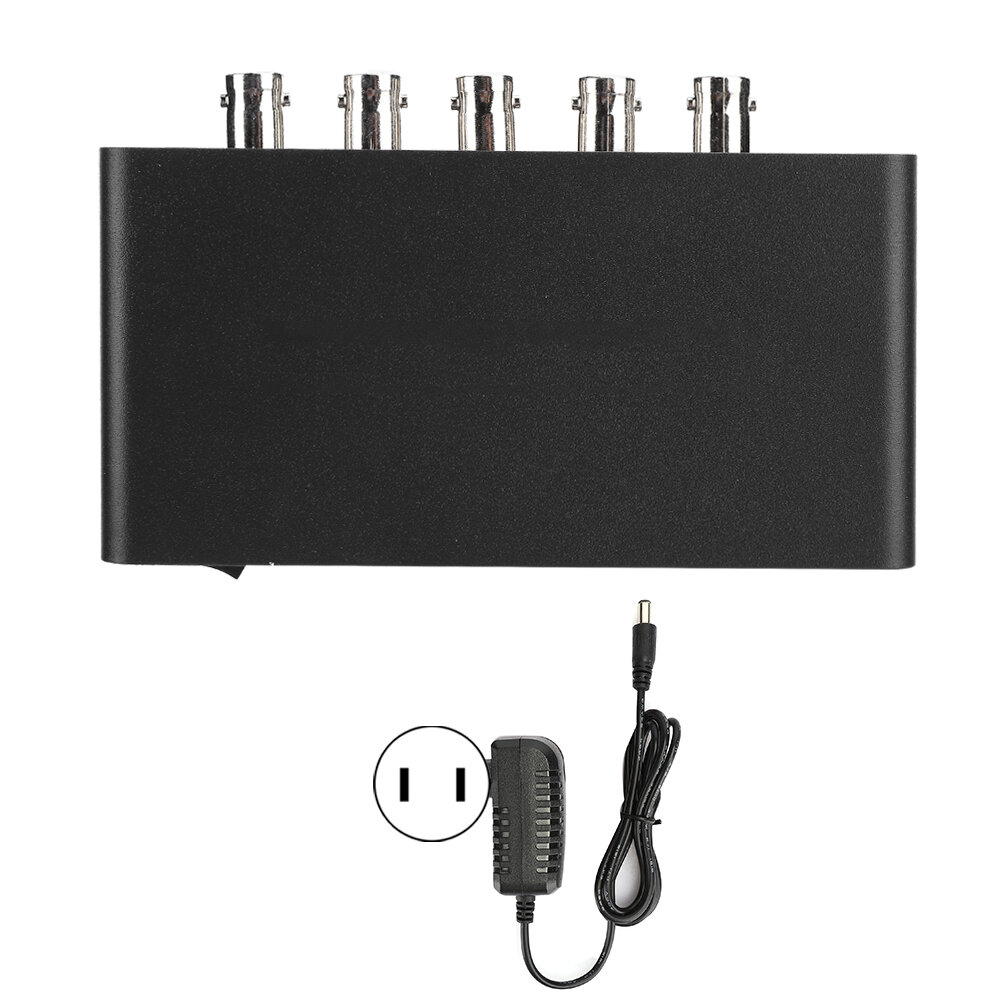 1x4 3G SDI-разветвитель сигнала, видеоконвертер, распределительный адаптер 1 на 4 выхода (110–240 В) США