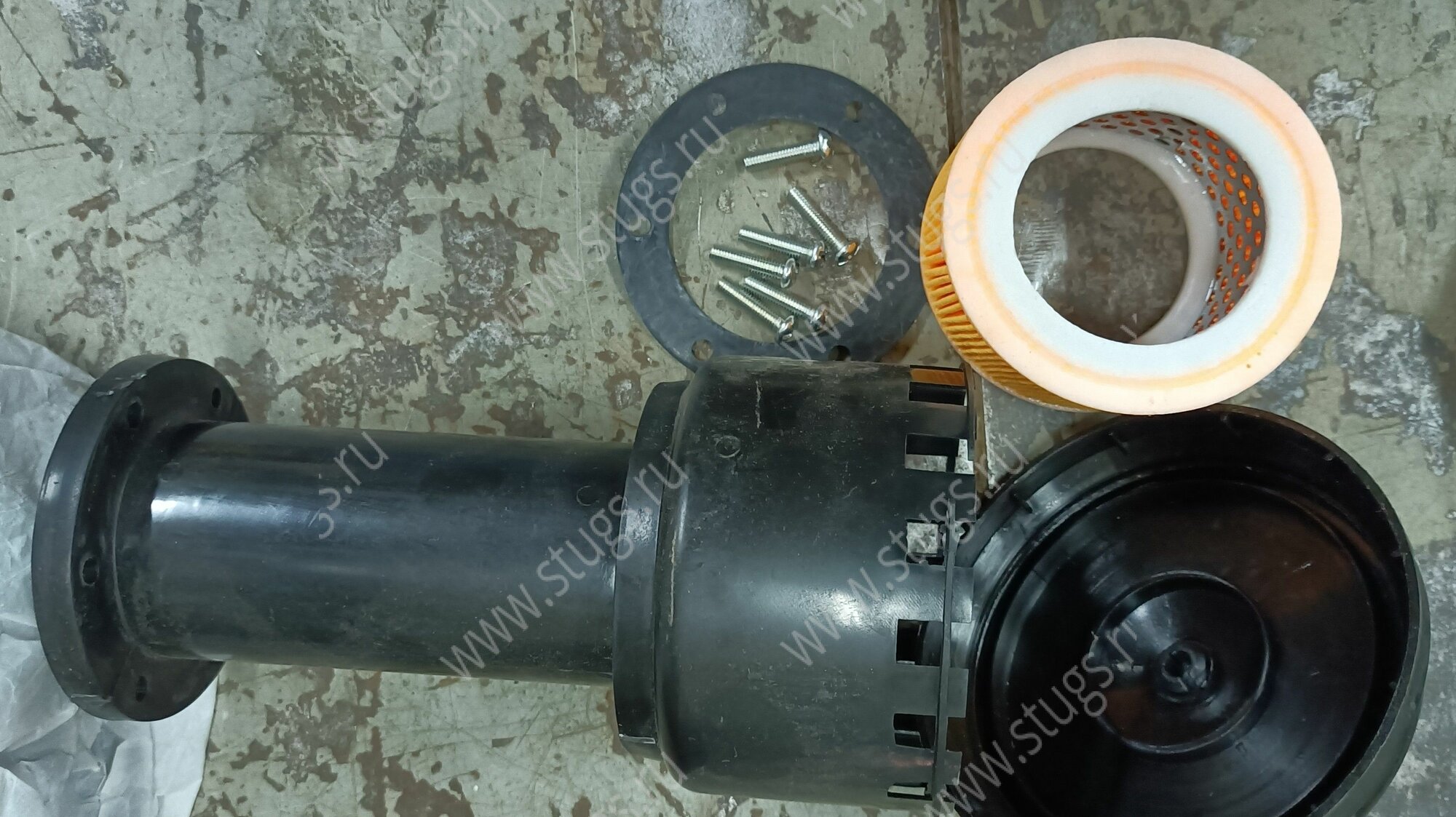 Крышка гидробака в сборе с корпусом и фильтром HYVA 081.02.117 081.02.128