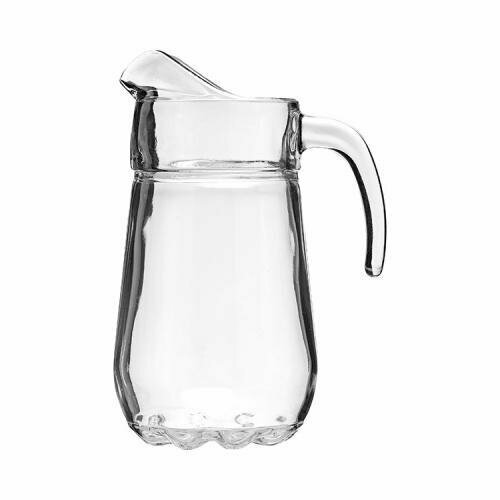 Кувшин "Сильвана", стекло,1,35л, диаметр 11, высота 23, длина 16см, прозр.