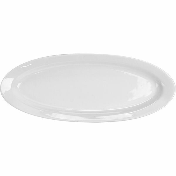 Селедочница "Кунстверк", фарфор, , H-35, L-405, B-155мм, белый