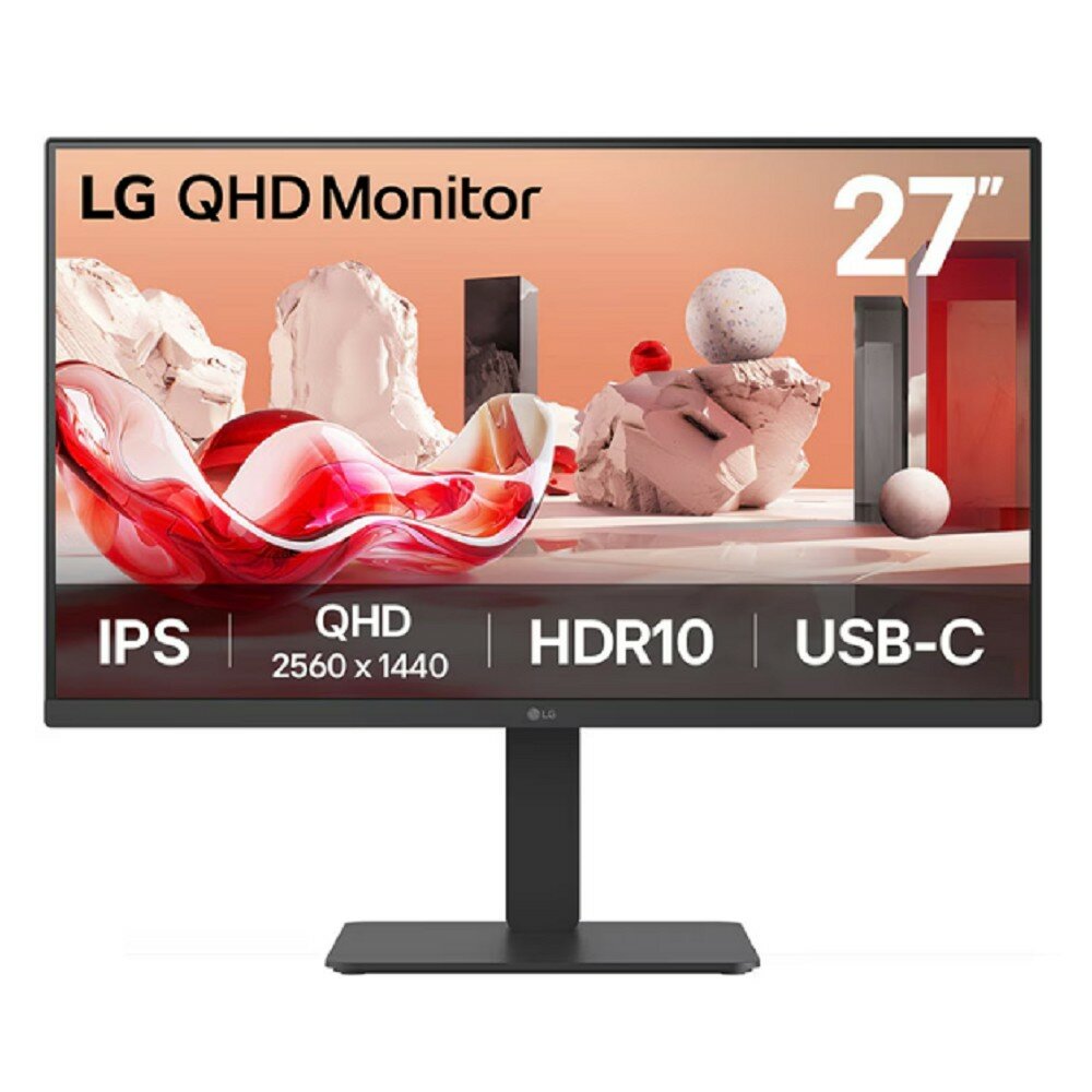 Монитор LG 27BA65QB-B. ARUZ 2560 x 1440 27" 100Гц