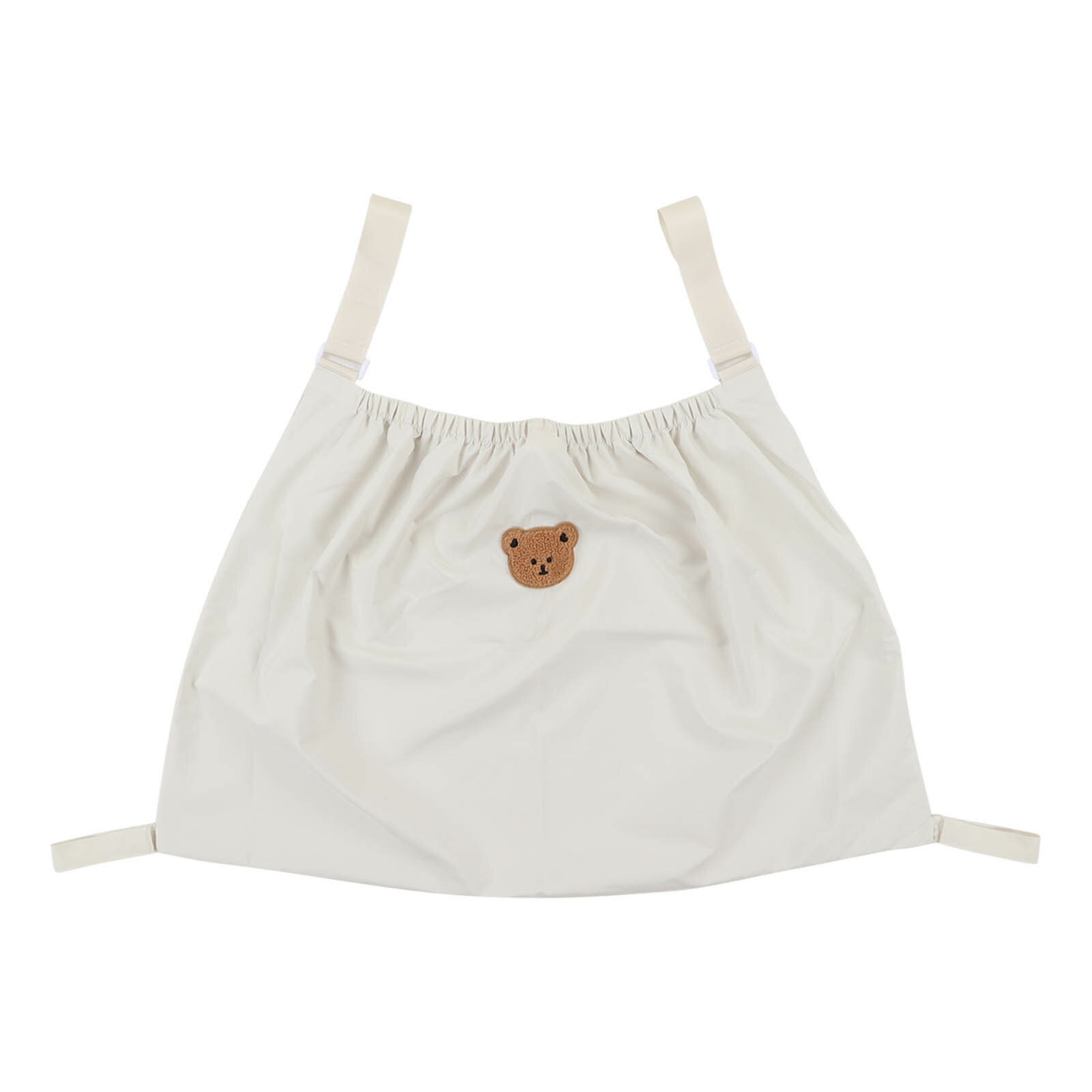 Stroller Bag Organizer Reusable Large Capacity Elastic Nylon Baby for Showers Little Bear