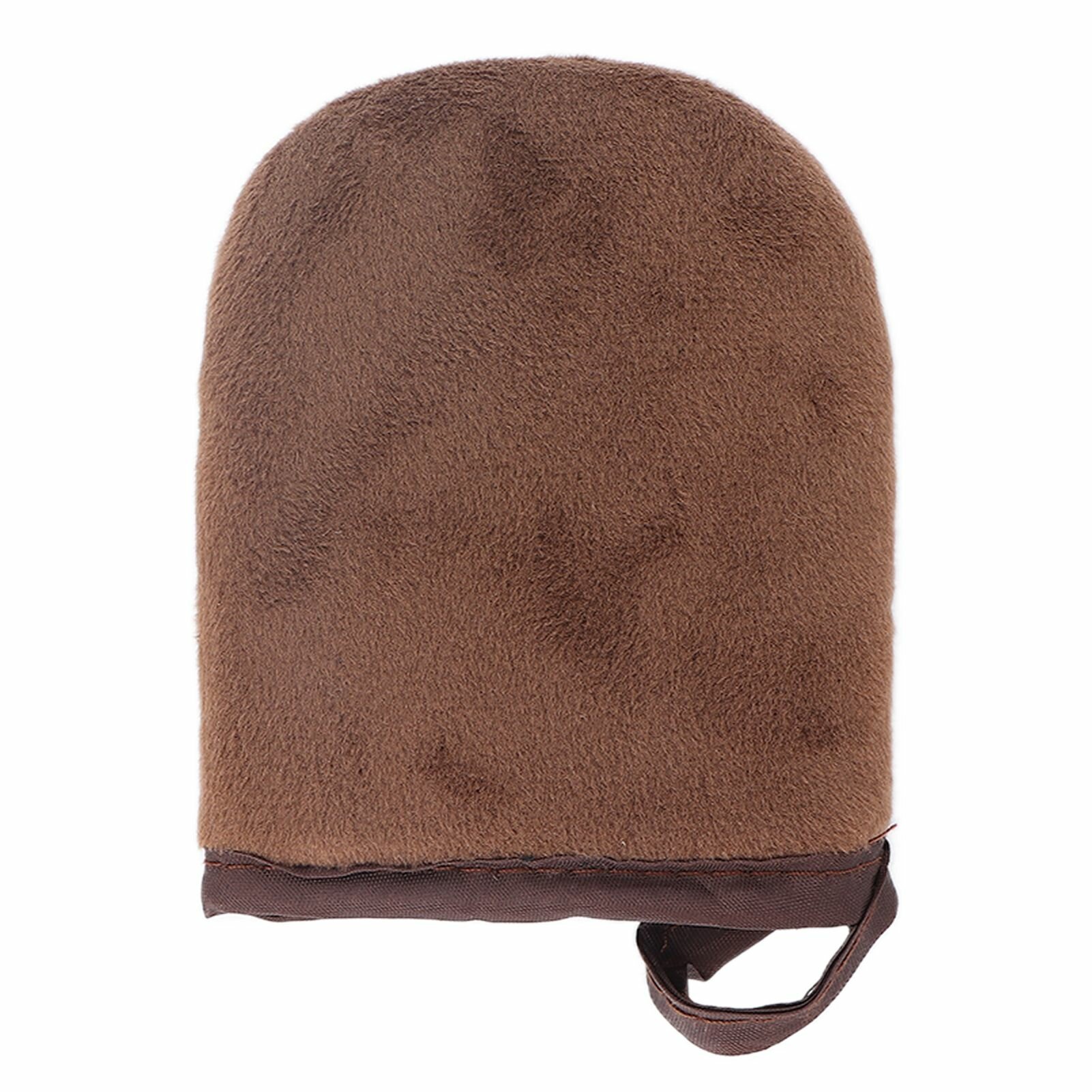 Небольшая флокированная варежка-аппликатор для автозагара, варежка для загара без солнца, простая в использовании для гладкой сияющей кожи