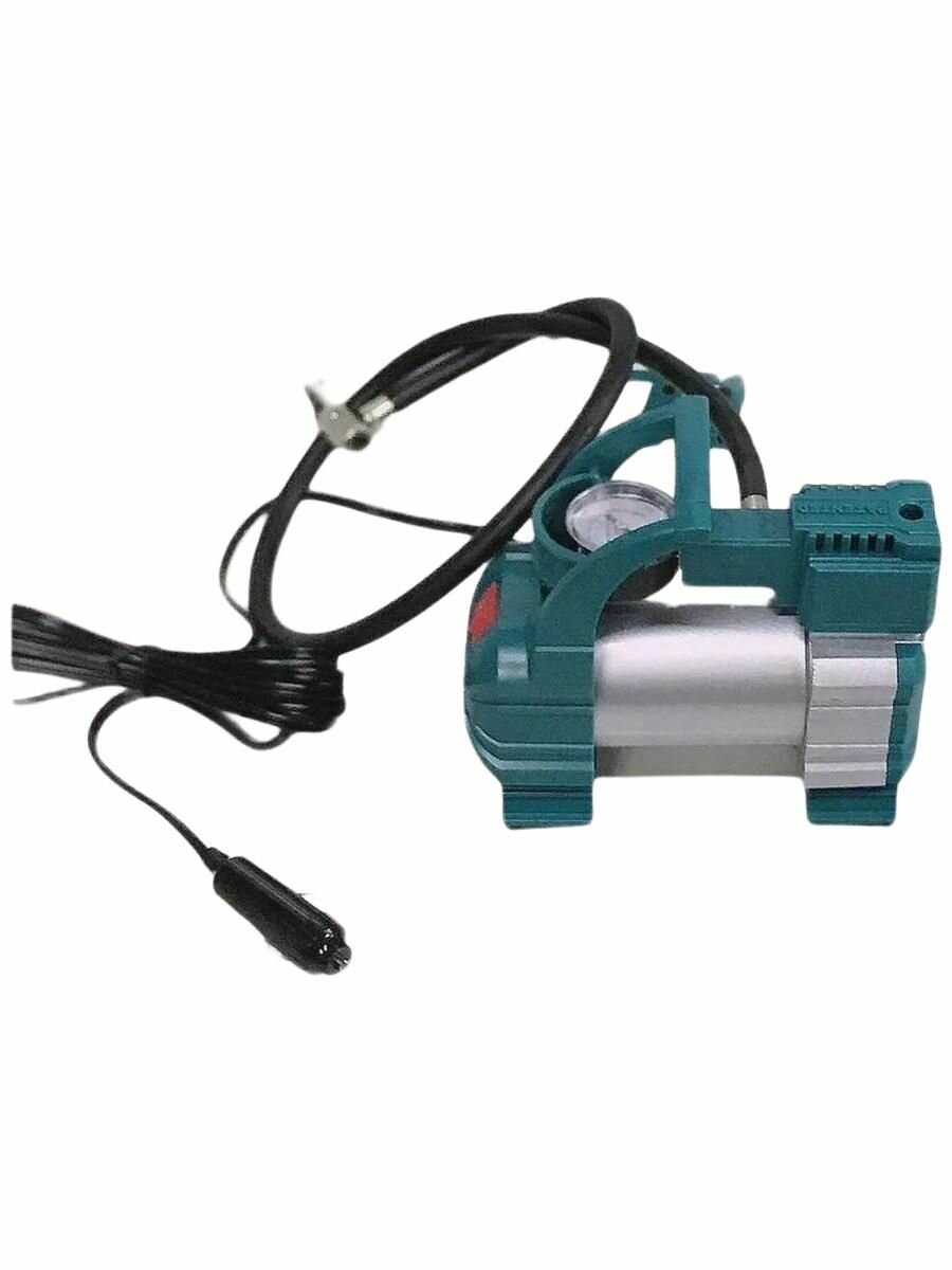 Автомобильный компрессор TOTAL TTAC1406, 12V, аналоговый манометр, встроенный фонарь — фото 1