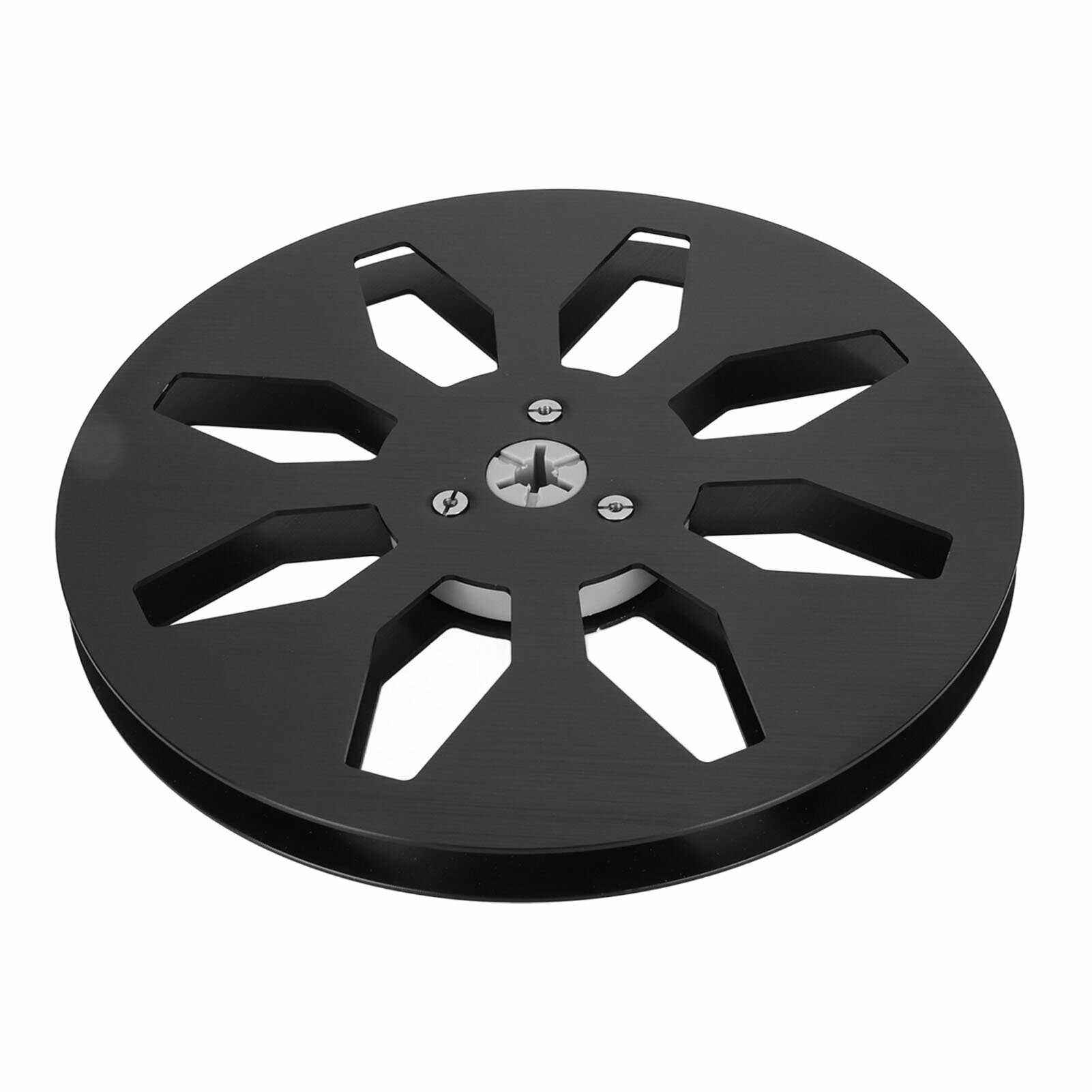 1/4 7 -дюймовый пустой катушка 8 отверстия алюминиевый сплав универсальный открытие части открытой катушки для белья катушка черная