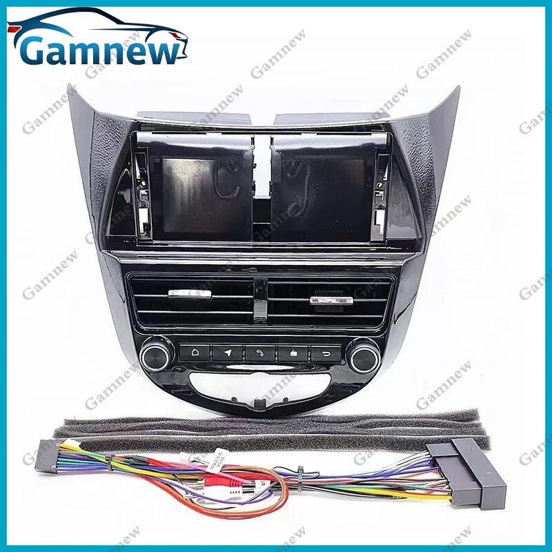 12,3-дюймовая автомобильная рамка, адаптер для фасции, Android-радио, аудиосистема приборной панели, комплект панели для Hyundai I-25/ Accent/Solaris/Verna 2010-2016