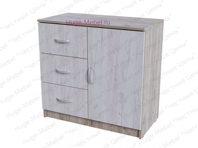 Комод Бася КМ 553М крафт Huge Mebel . Ширина 800 Высота 766. Комоды