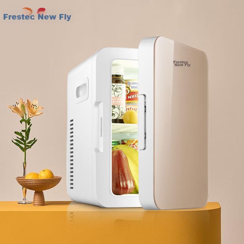Frestec Car Refrigerator, 8L Mini Fridge, Portable Breast Milk Cooler, Small Home Dormitory Refrigerator, Portable Cooling And Heating Box