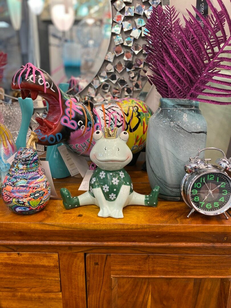 Статуэтка Лягушка Casaentera CE12-9866873 зеленый 243х132х218h