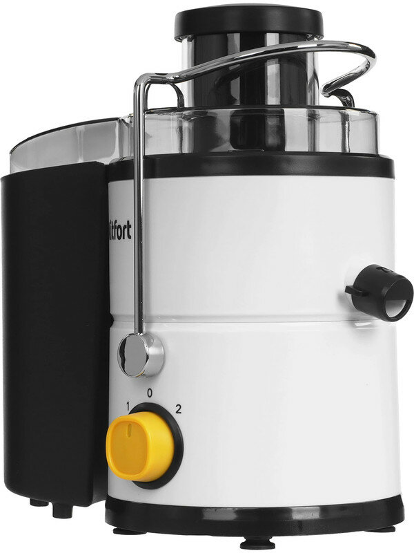 Соковыжималка Kitfort КТ-1154, 400 Вт, 2 скорости, белый/черный