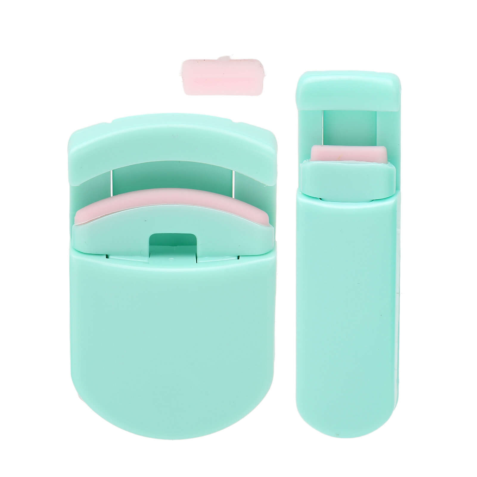 2pcs Широкологический частичный баглер для ресниц Симпатичные бичлеры для ресниц с заменой силиконовой пополнения для женщин (зеленый) (зеленый)