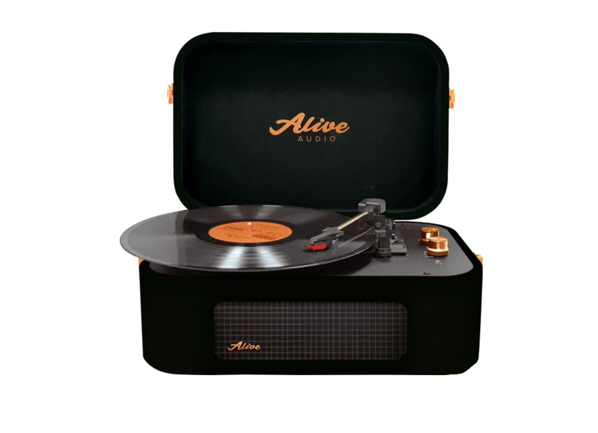 Виниловый проигрыватель Alive Audio Stories (черный)