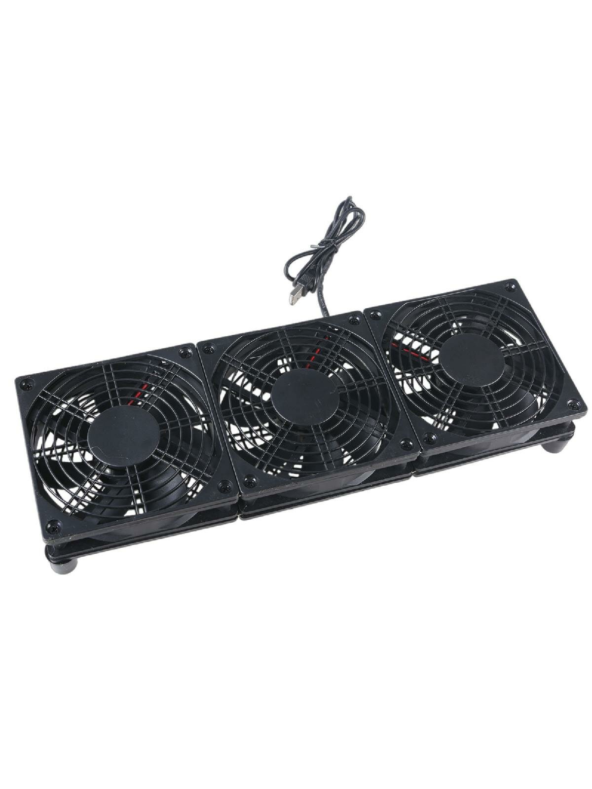 5V USB Powered PC Router Fan High Airflow Cooling Fan 1400rpm Speed 45CFM Airflow for Router Modem TV Box Electronics