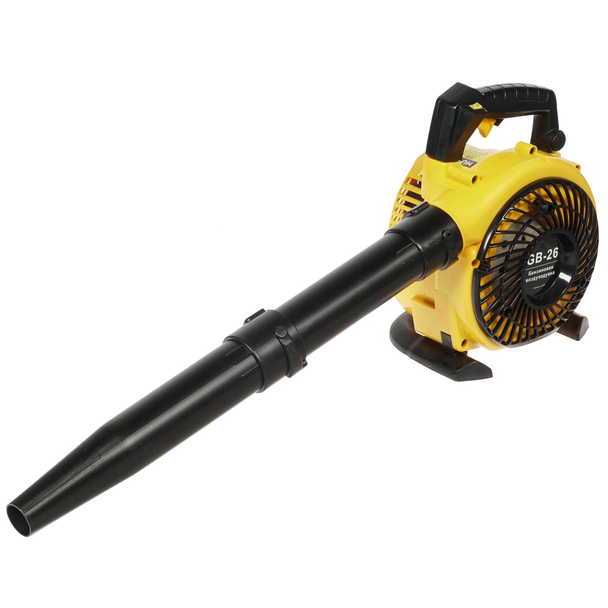 Садовый пылесос Huter "GB-26", желтый, всасывание, обдув, ручная транспортировка