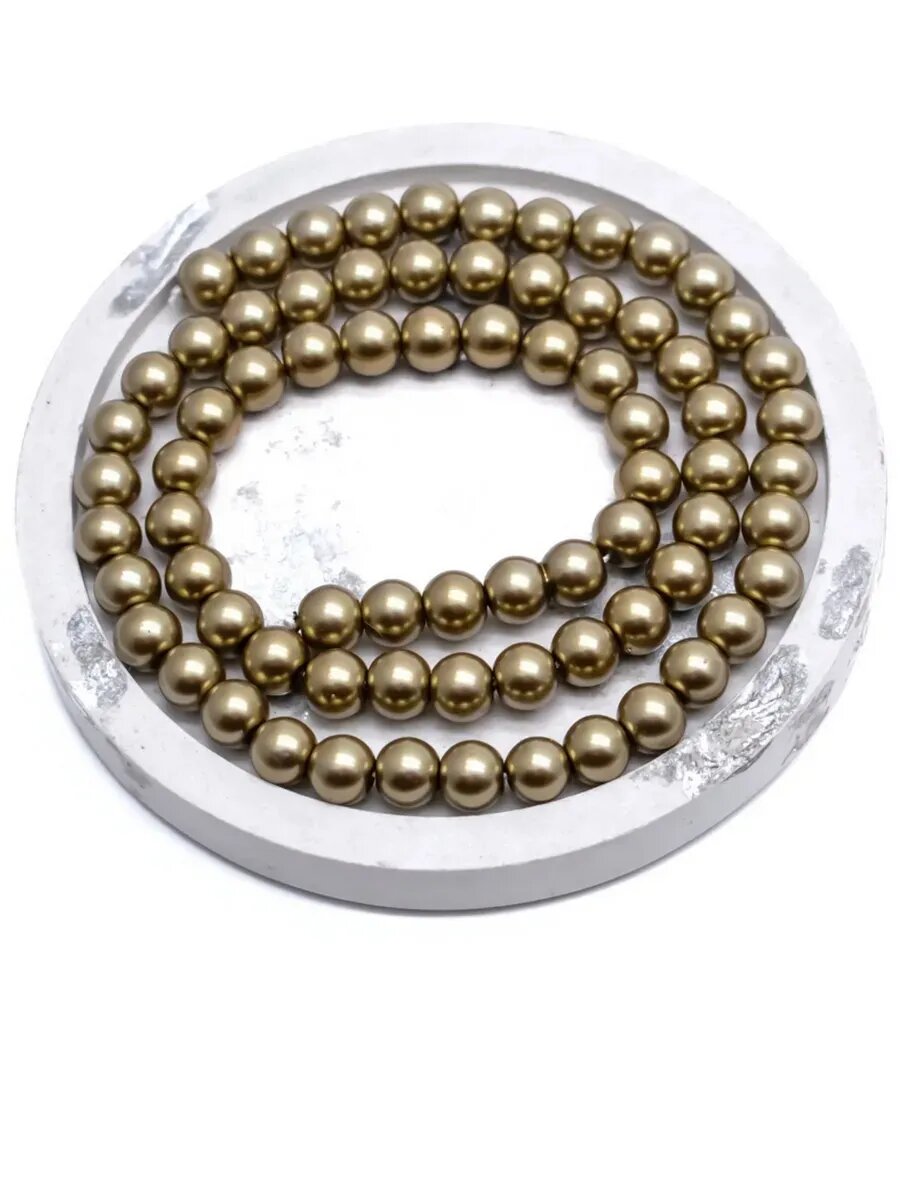 1398 Майорка для украшений в античном стиле 6 мм 1 нить люкс