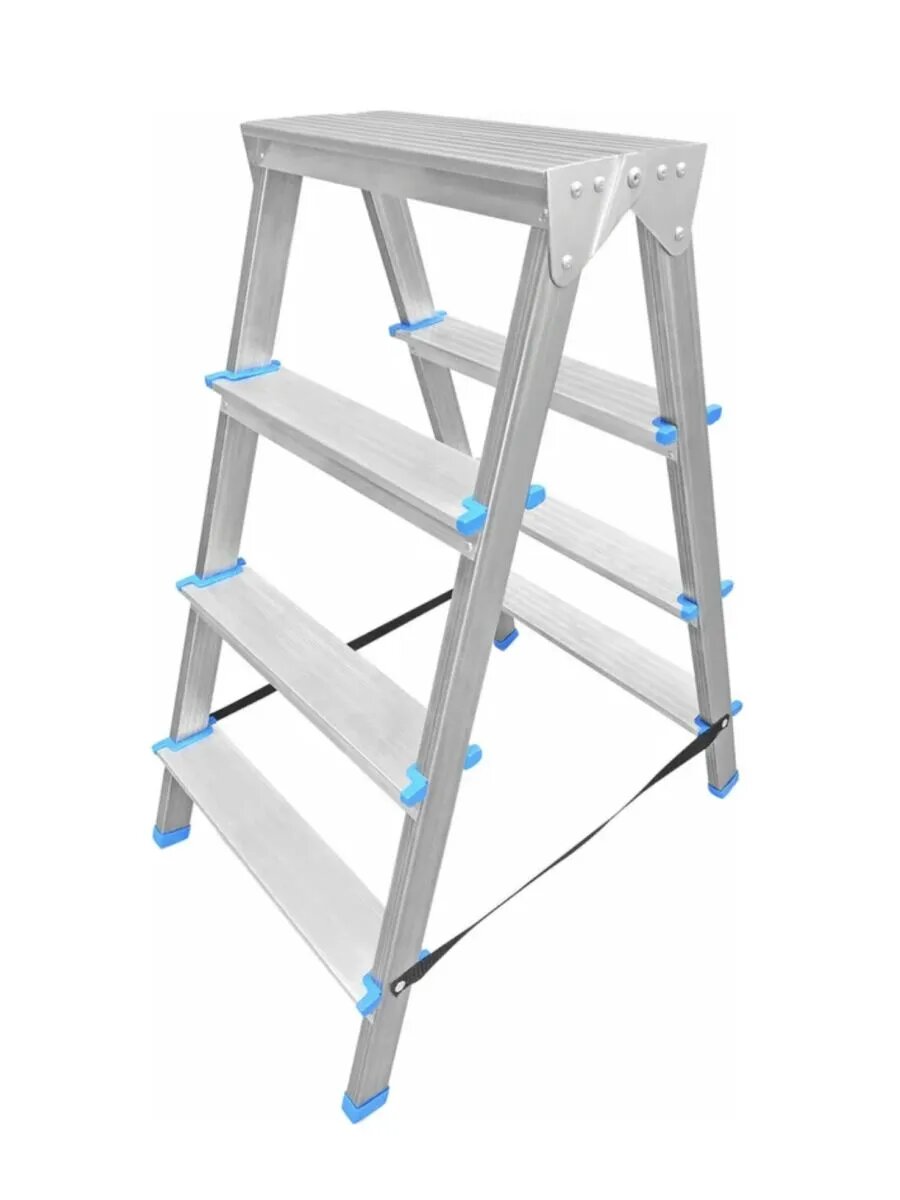LadderBel  Стремянка комбинированная двухсторонняя 4 ступени STR2-ST-4