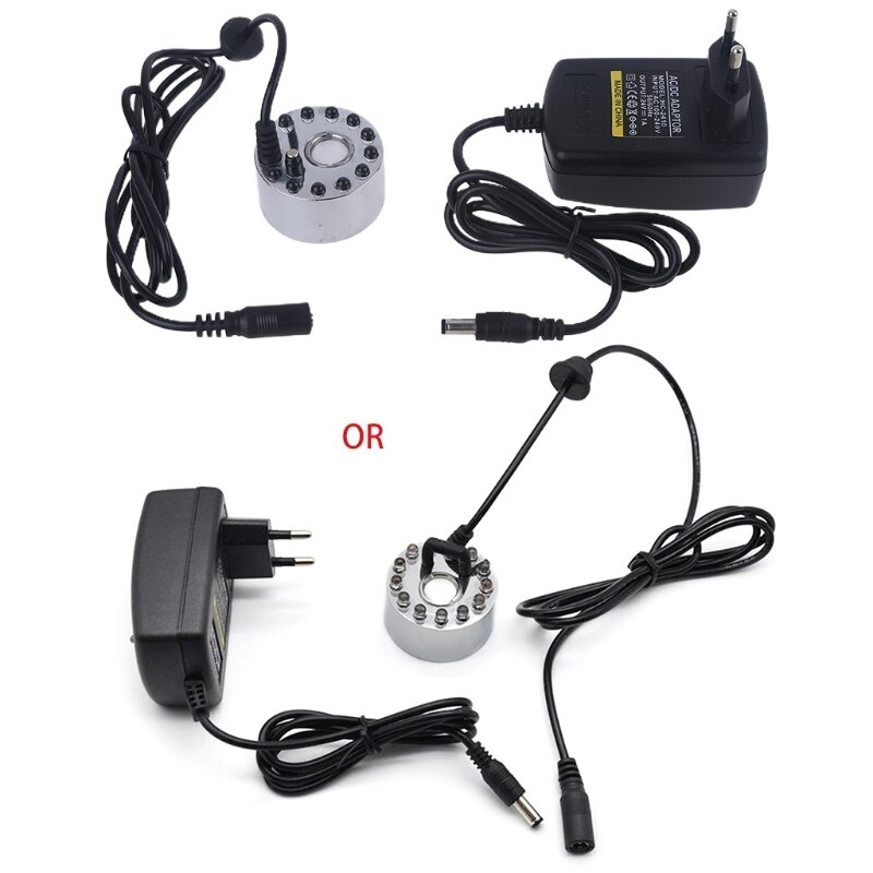 Ультразвуковой генератор тумана, туманообразователь, распылитель, фонтан, светодиодный распылитель воздуха