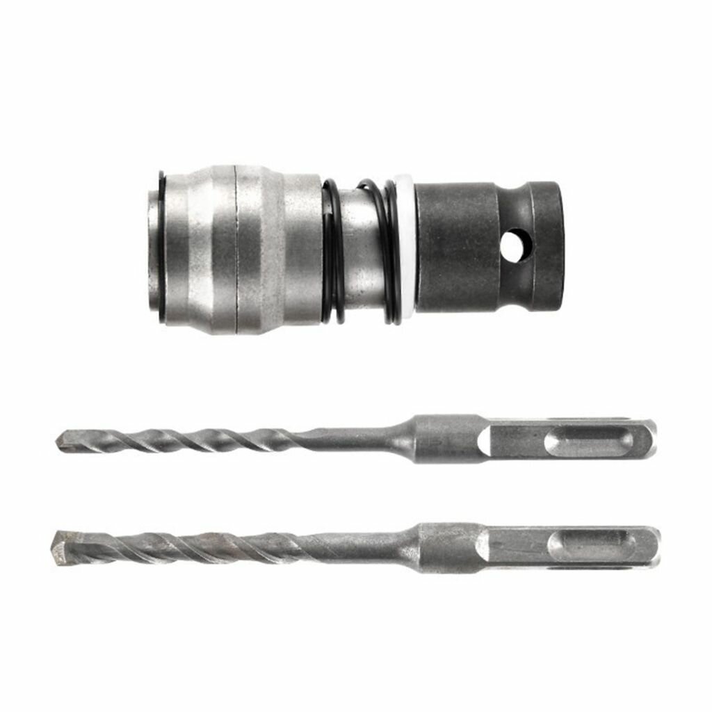 Головка для преобразования электрического гаечного ключа в электрический молоток, 2 сверла и головка