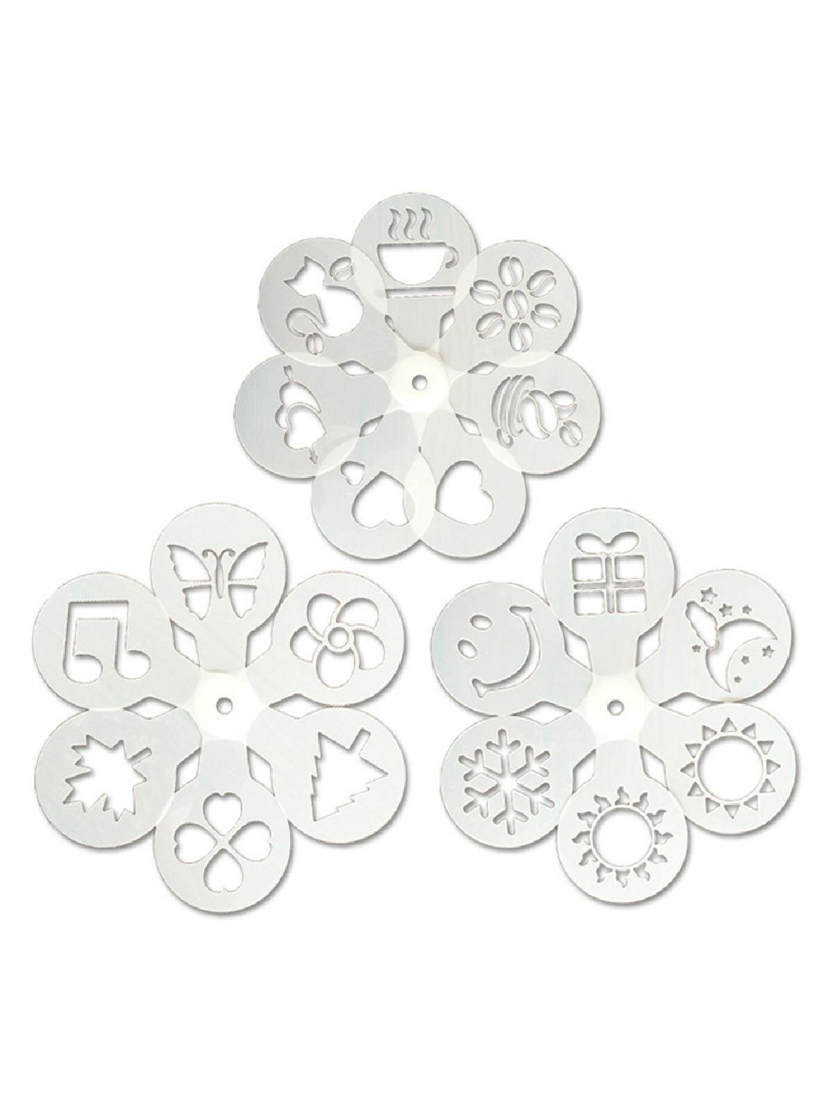 19 трафаретов для украшения кофе, шаблоны для рисования форм для латте-арта, инструменты для самостоятельного приготовления тортов