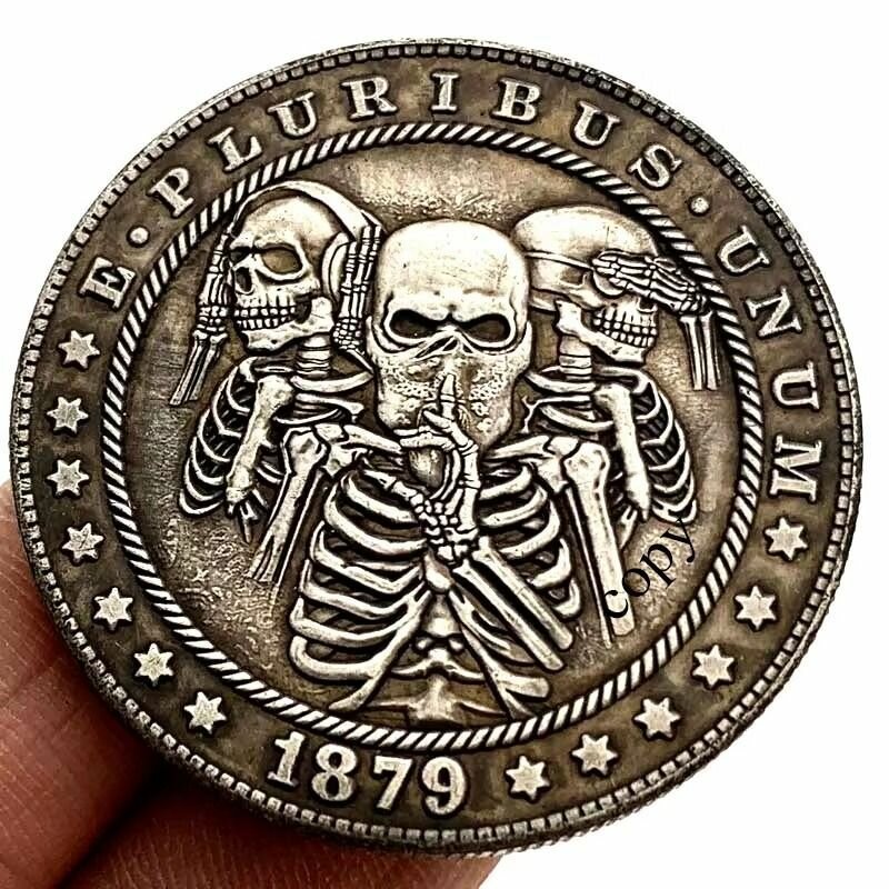 4065 Монета Tri sceleta 1879 — фото 1