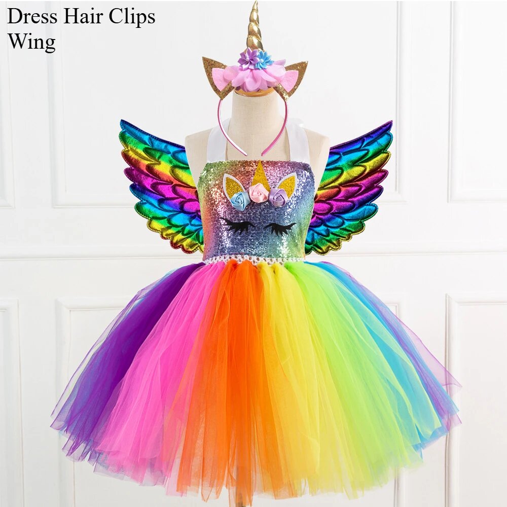 Детский карнавальный костюм единорога KUCLUT M(120cm), 16