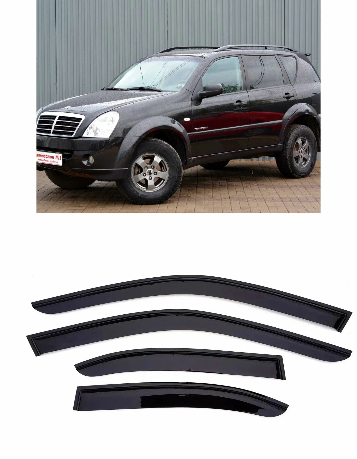 Дефлекторы боковых окон SSANG YONG Rexton Санг Йонг Рекстон (2006-/2012-)