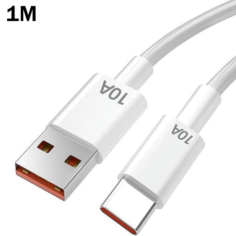 120 Вт 4-портовое зарядное устройство USB типа C, кабель для быстрой зарядки данных, 1M 10A Cable