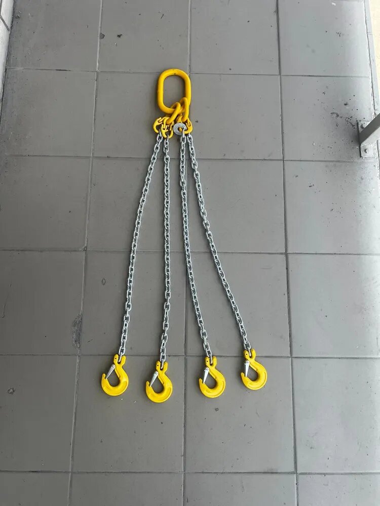 Строп цепной оцинкованный четырехветвевой 4СЦ (паук) 2,36тн 2м