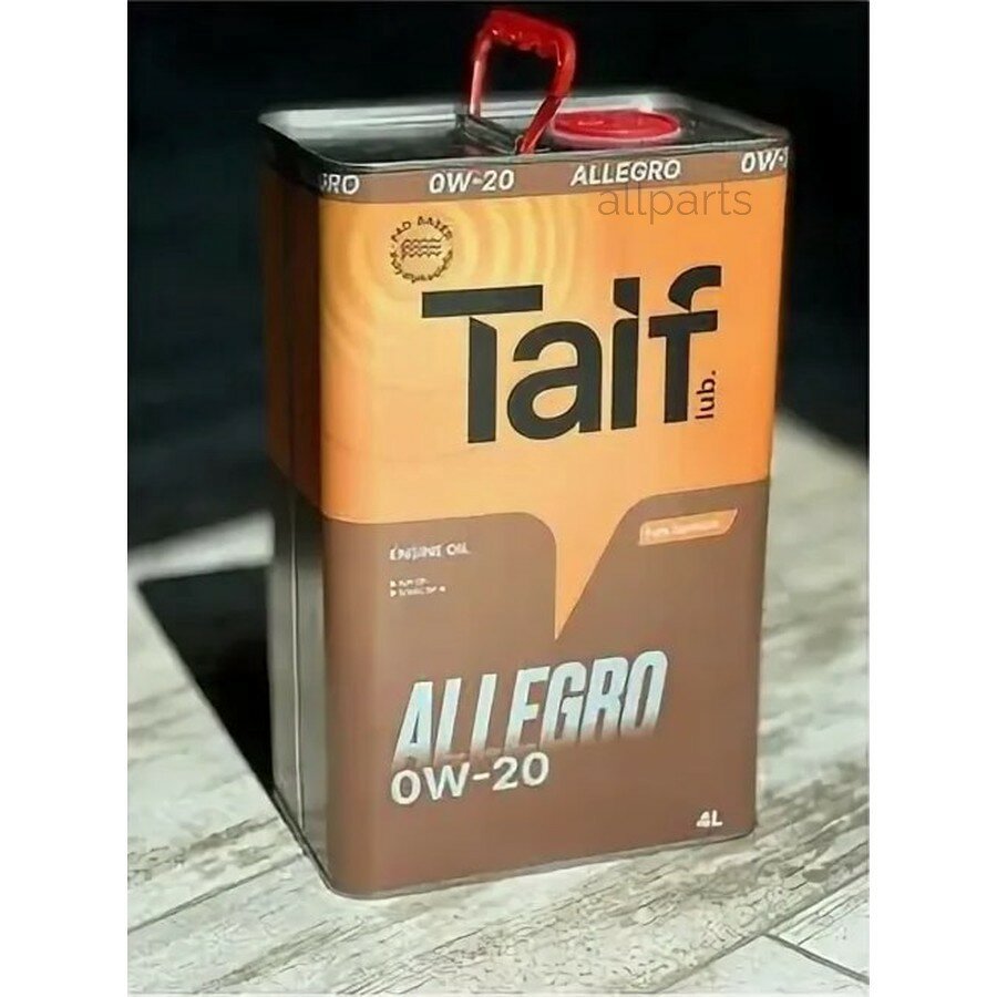 TAIF 211002 TAIF Масло моторное ALLEGRO 0W-20, 4L API SP, ILSAC GF-6