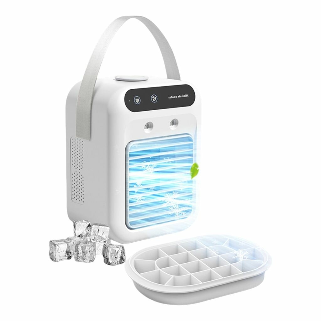 Испарительные охладители воздуха с 2 скоростями, USB перезаряжаемый для офиса, стола, - Обновление