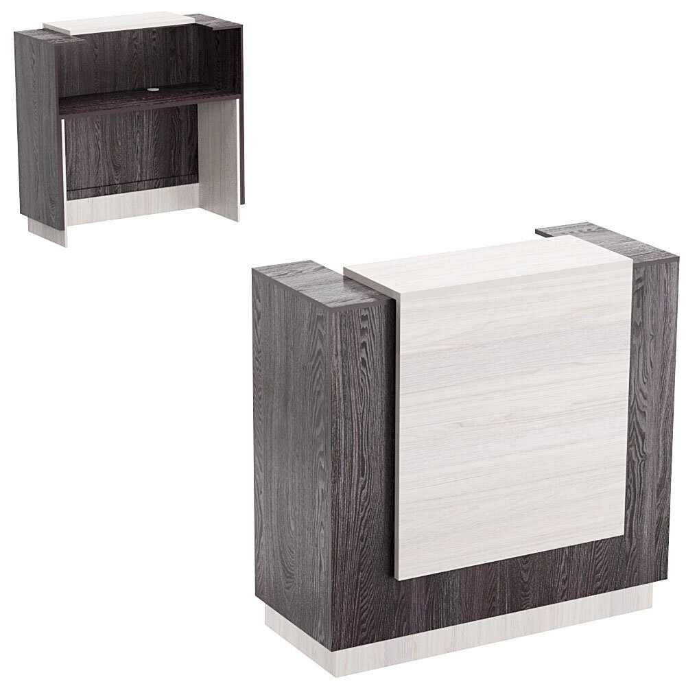 Ресепшен МОН №1, Ясень Анкор темный + Ясень Анкор светлый