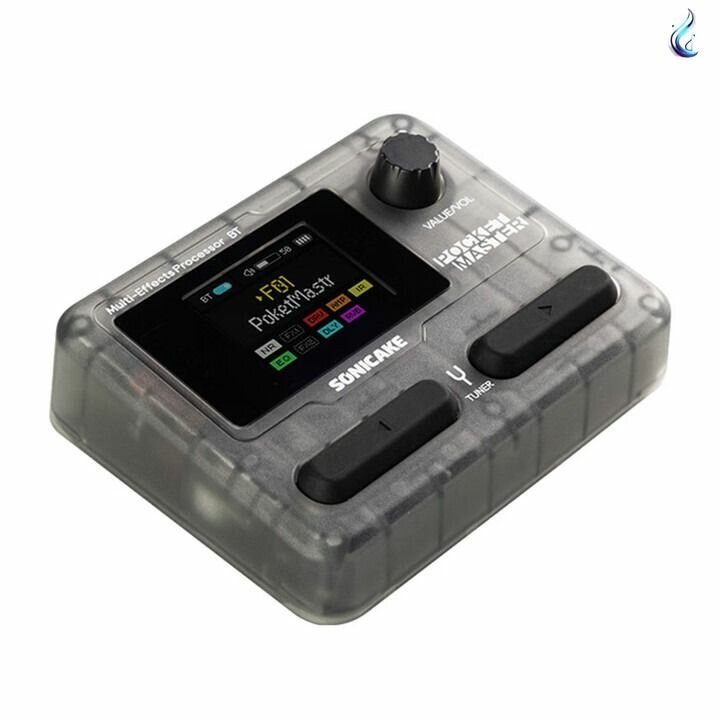SONICAKE Pocket Master электрогитарный процессор мультиэффектов, портативный мини Bluetooth С адаптером, наушниками, зарядным кабелем