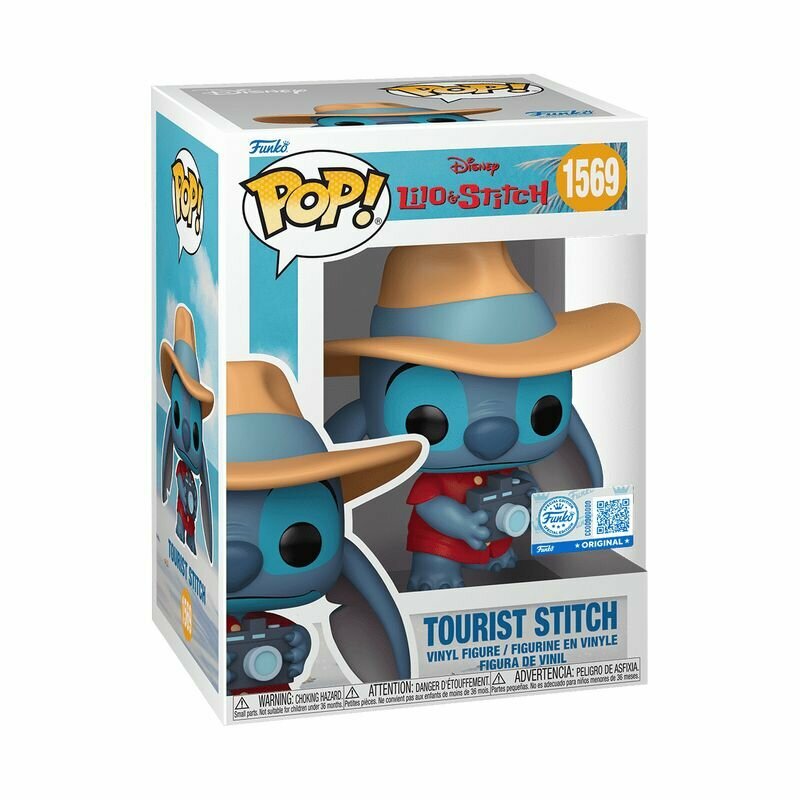 Фигурка Funko Pop! Lilo and Stitch: Tourist Stitch (Фанко Поп Стич Турист из мультфильма Лило и Стич))