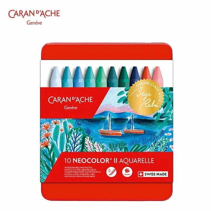 Caran d'Ache Набор кистей для рисования Круглая, 9 шт.