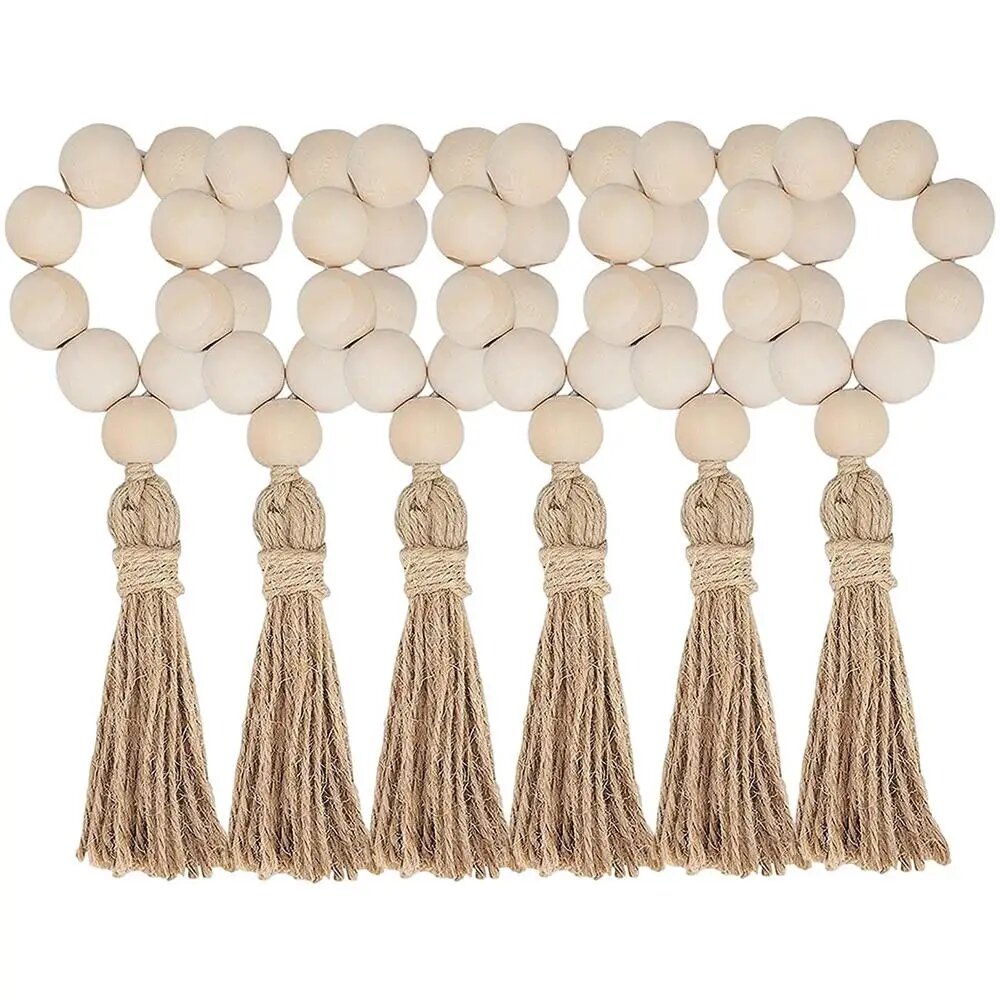 Деревянные кольца для салфеток 6PCS