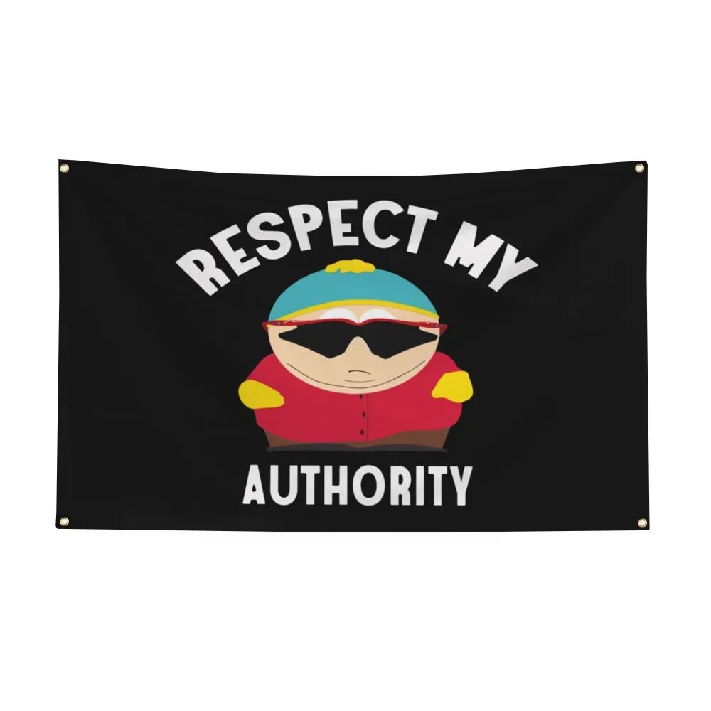 Флаг Respect My Authority 3х5 фут MINISO 60x90cm-QZ