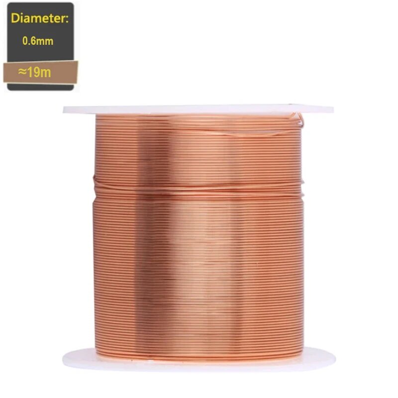 Медный провод 0,1~1,5 мм 50 г 0.6mm-19m, 1Roll